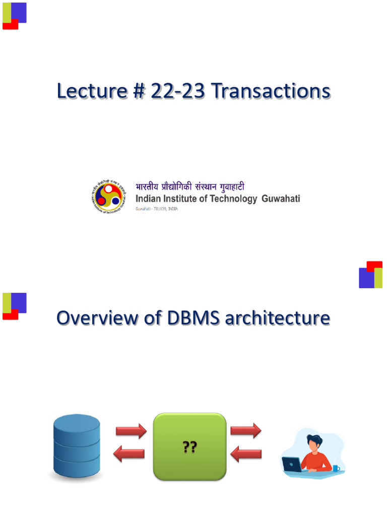Lecture 22-23 Transactions | PDF | Database Transaction | Computing