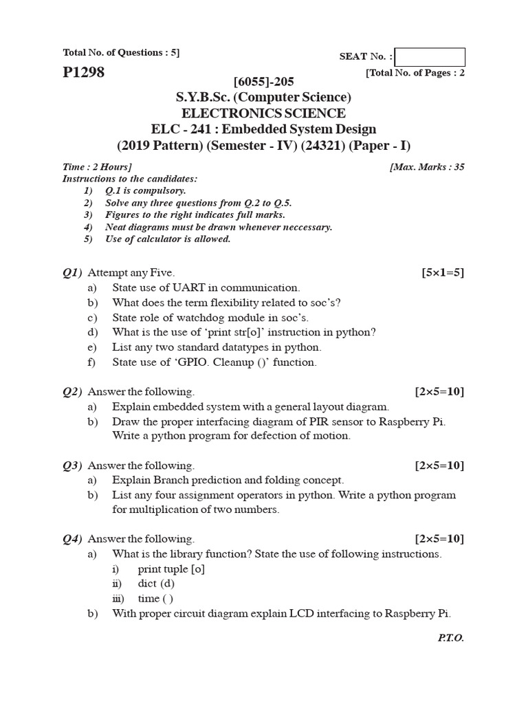 Embedded System Design-2 | PDF