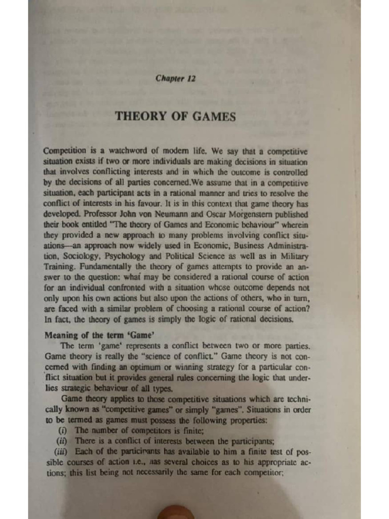 Game Theory 2 | PDF