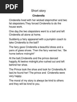 Cinderella Short Stories For Preschool PDF Cinderella, 52% OFF