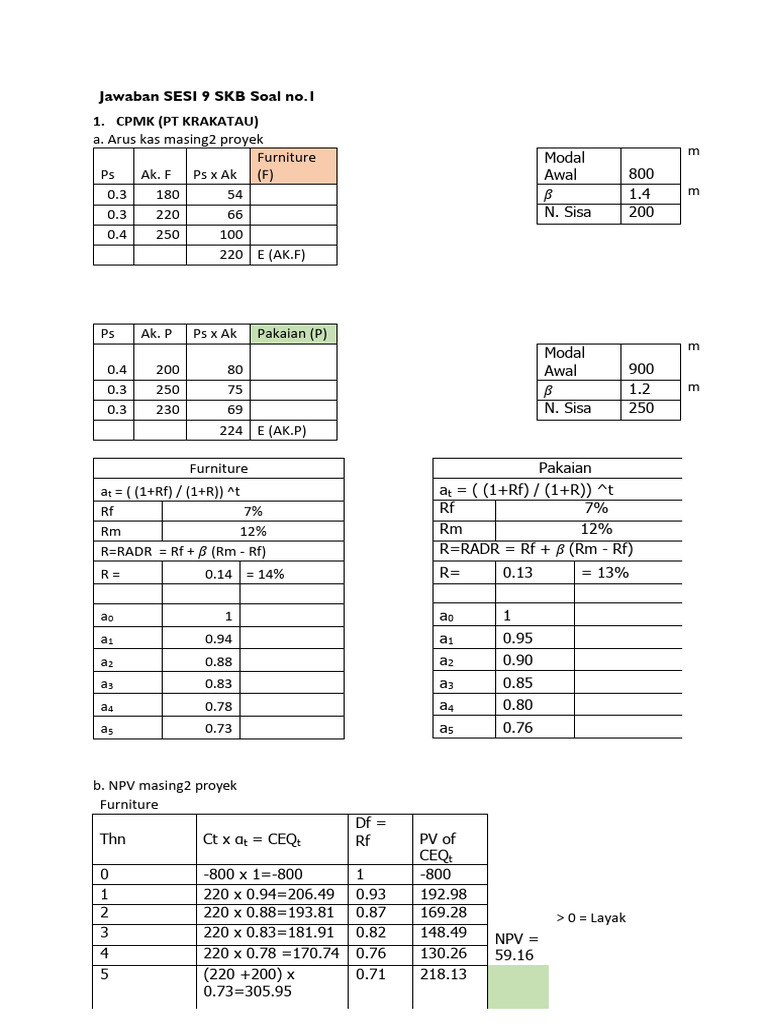 Jawaban E Learning SKB SESI 9-Soal 1 OK | PDF