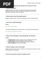 Playwright Automation Complete Notes | PDF | Computing | Computer ...