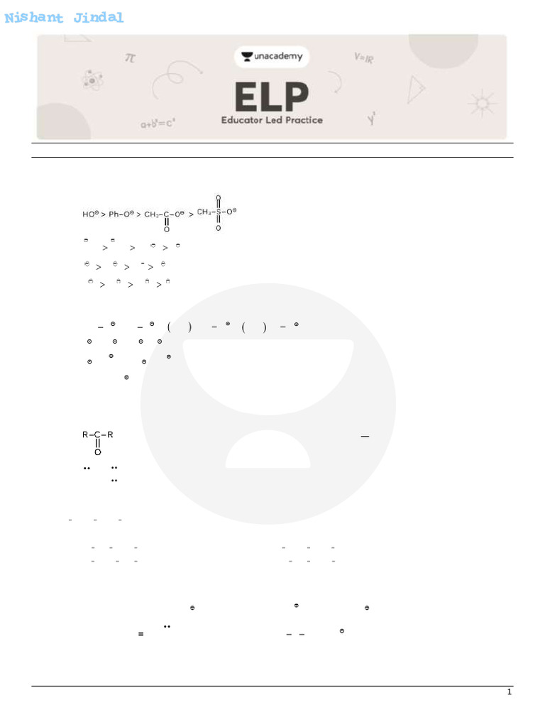 02 Excel Combine ELP 1 To 5 Alkyl Halide KT01 7088 To JindalJi247 | PDF | Unit Processes ...