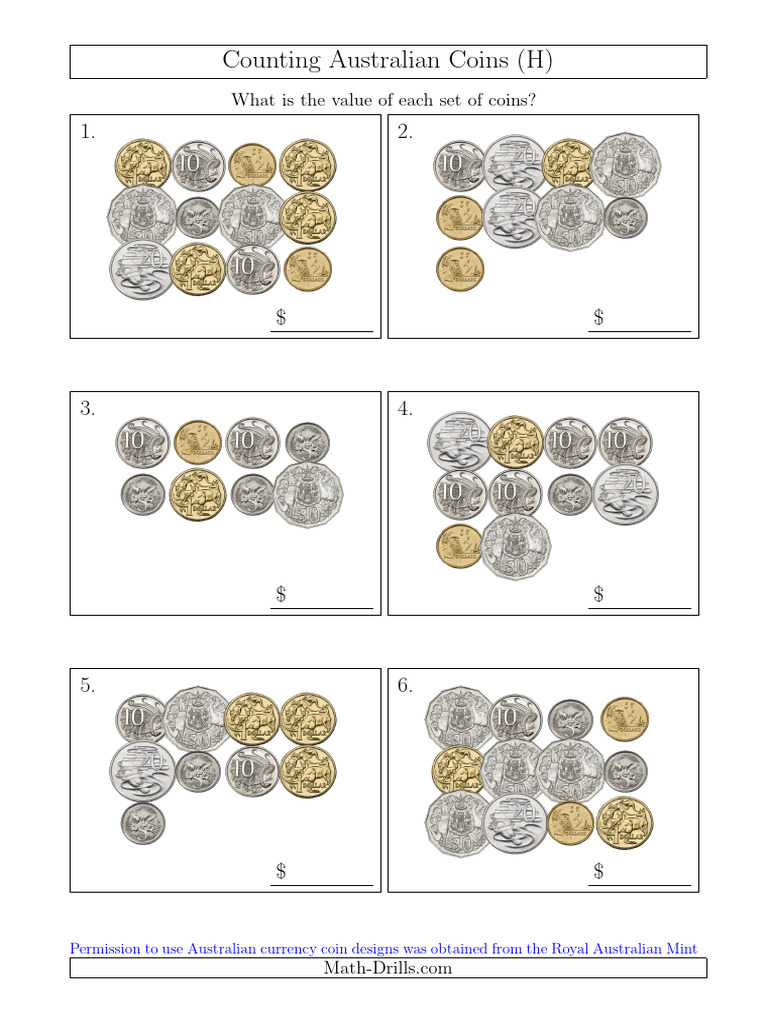 Australian Coin Value Calculation Guide | PDF