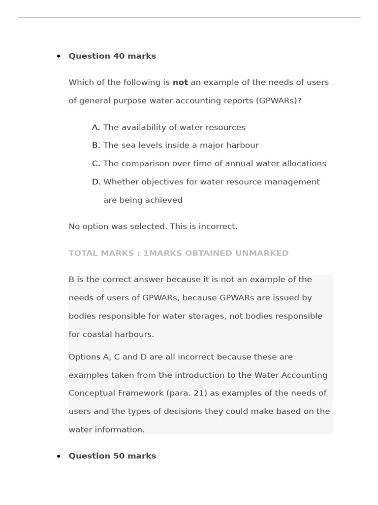 CBI_M5_____MODULE_QUIZ_answers.docx | PDF | Energy Development | Peak Oil