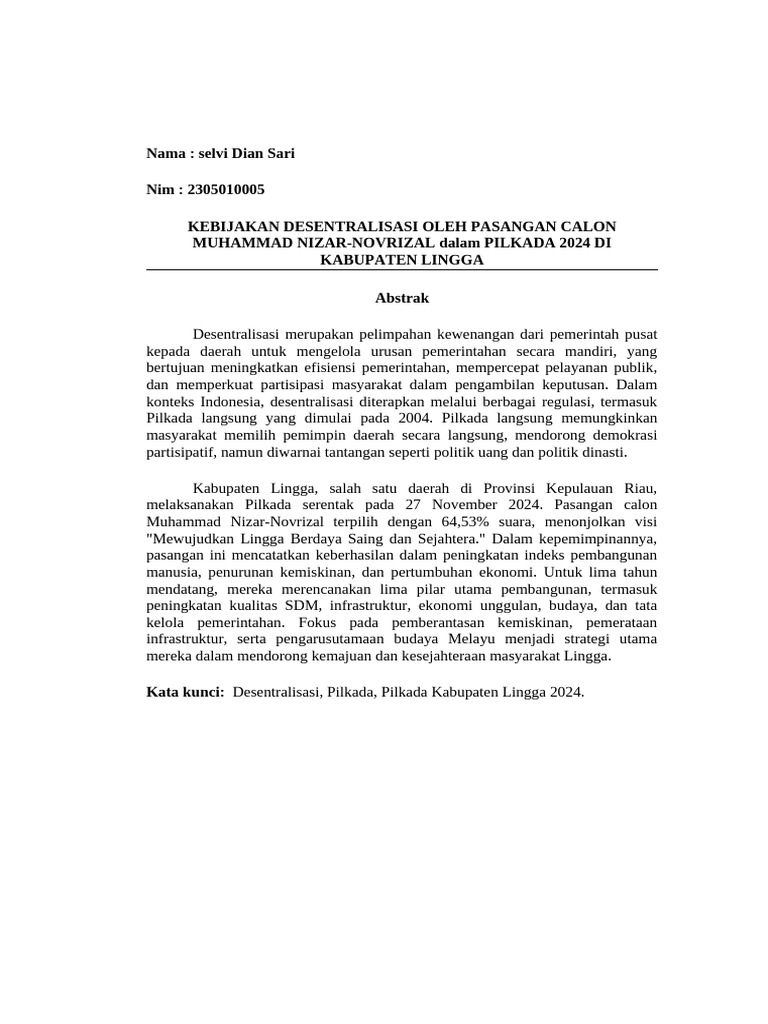 Selvi Dian Sari - 6 Halaman | PDF