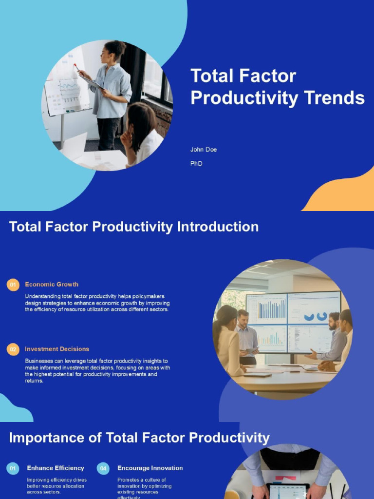 Total Factor Productivity Trends | PDF