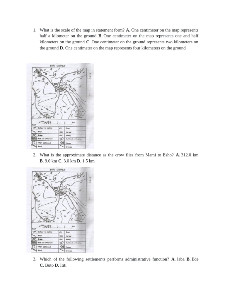 Geography 2015 WAEC Past Questions | PDF | Mountains | Rock (Geology)