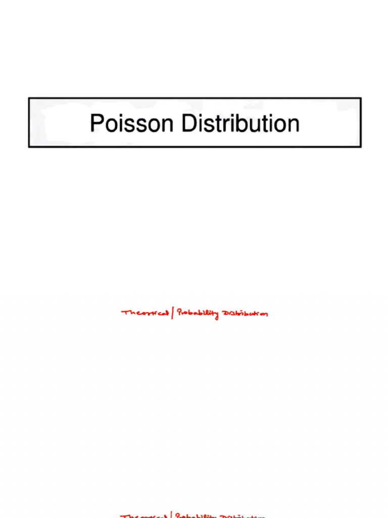 Possion Distribution 1 | PDF