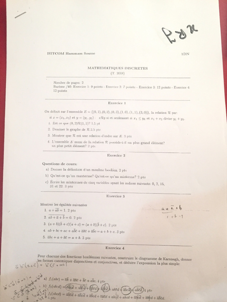 EXams_Math-disc | PDF