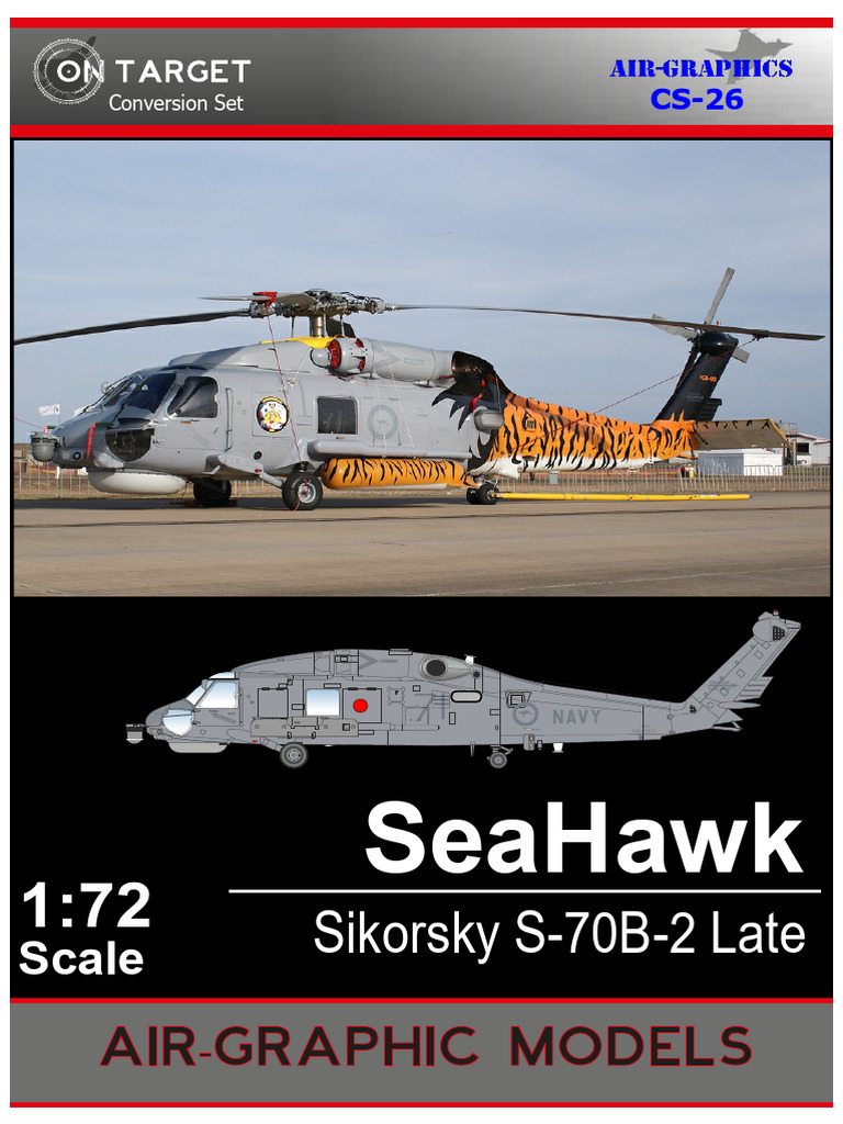 Air Graphics CS-26 SH-70B-2 Seahawk Conversion | PDF | Adhesive | Materials