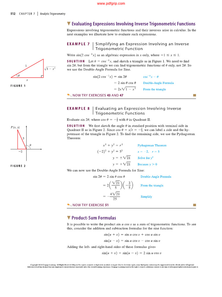 Precalculus Mathematics for Calculus2 | PDF