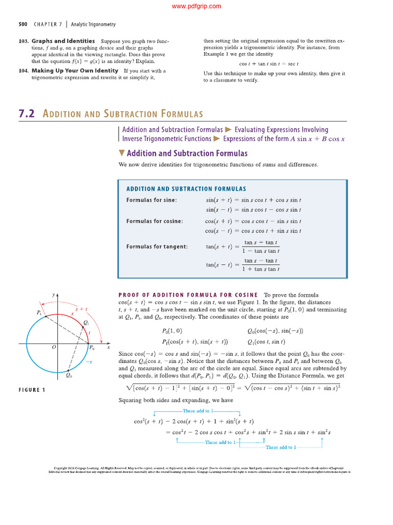 Precalculus Mathematics For Calculus1 | PDF