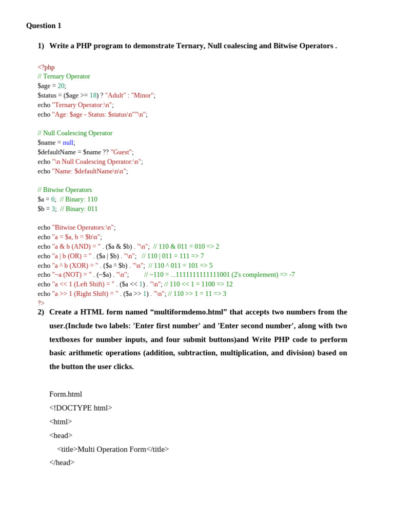 WBP solved practical final | PDF | Method (Computer Programming) | Parameter (Computer Programming)