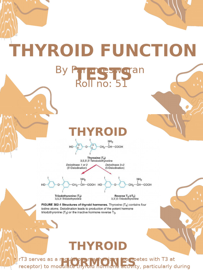 Thyroid Function Test | PDF | Thyroid | Hyperthyroidism