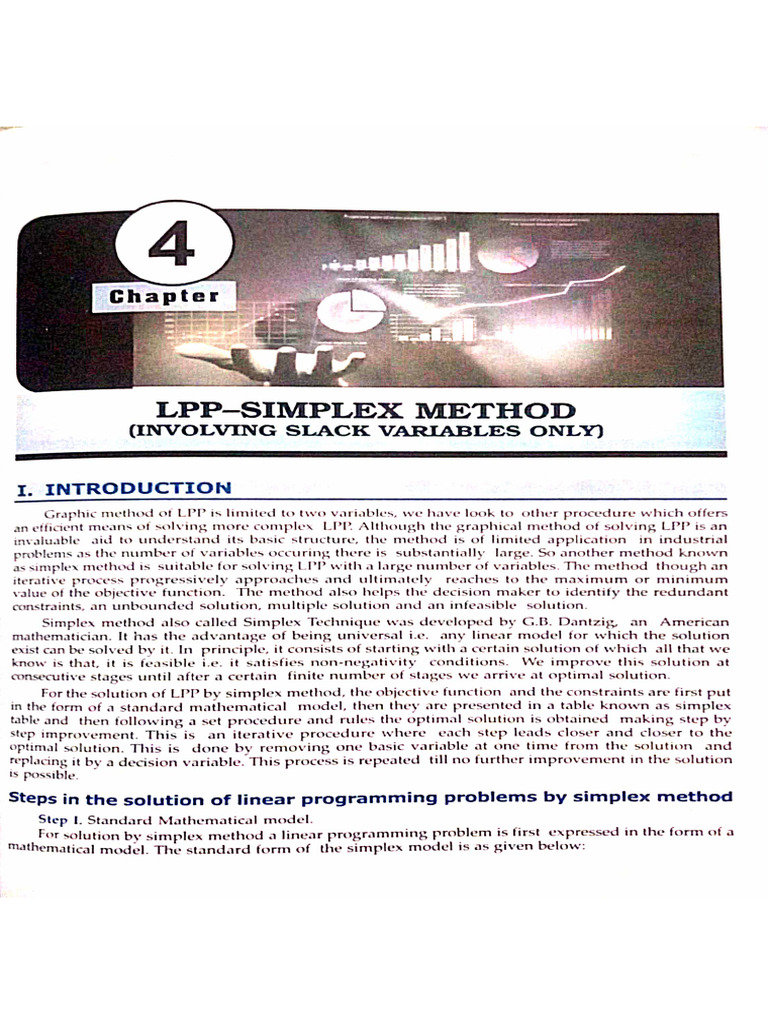4 simplex method | PDF