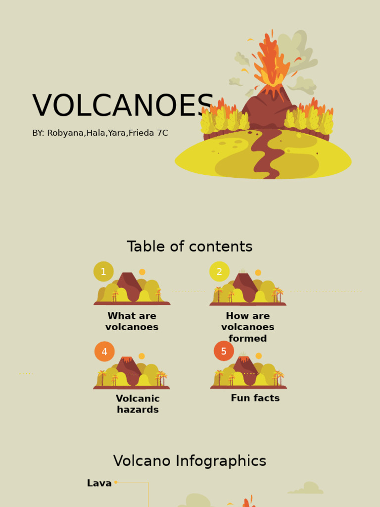 Volcano Infographics by Slidesgo | PDF