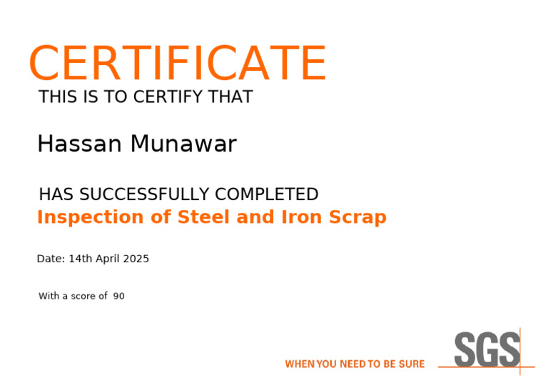 CL Ms Certificate | PDF