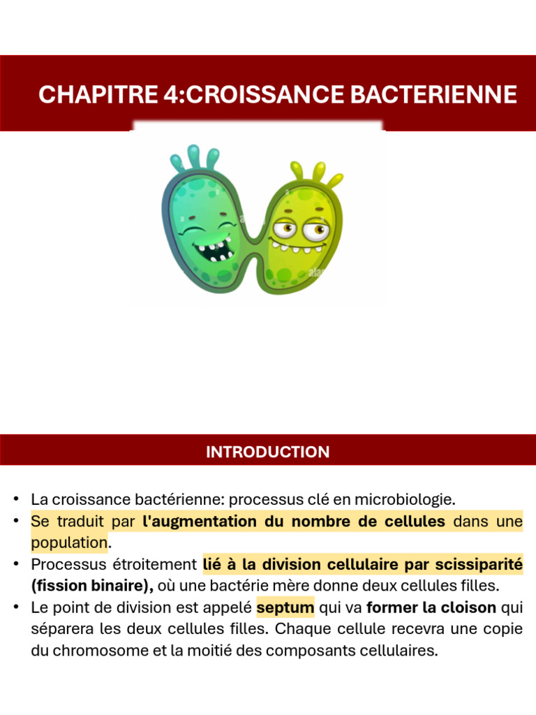 Croissance Bactérienne : Méthodes et Mesures | PDF | Unité formant des ...