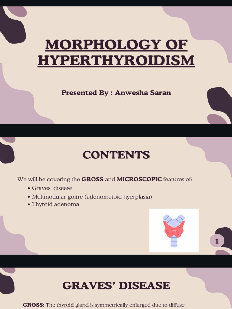 Morphology of Hyperthyroidism | PDF