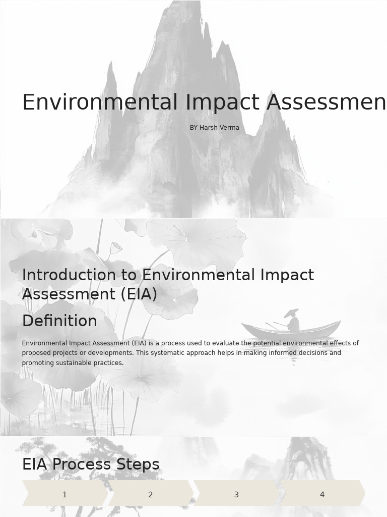 Environmental Impact Assessment | PDF | Environmental Impact Assessment | Sustainability