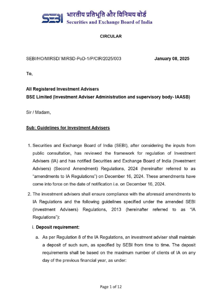 SEBI | PDF