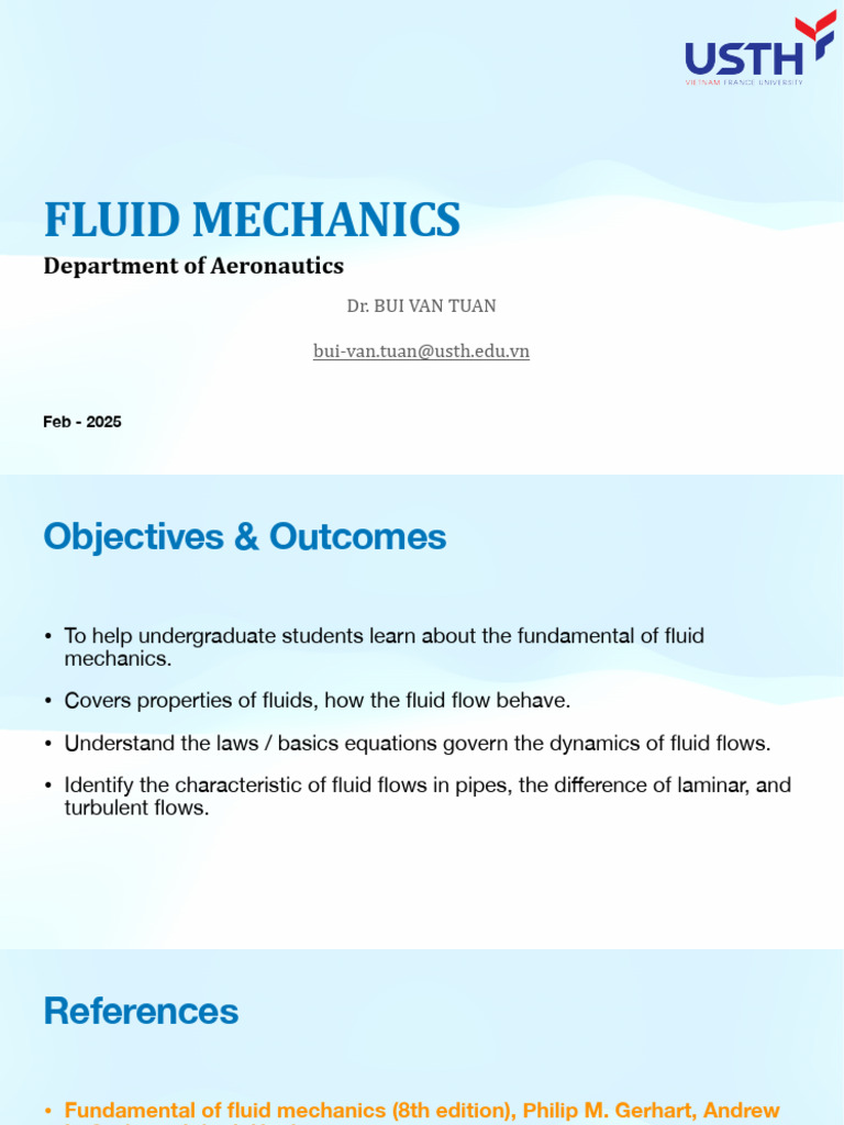 Fluid Mechanics Fundamentals for Students | PDF | Viscosity | Fluid ...