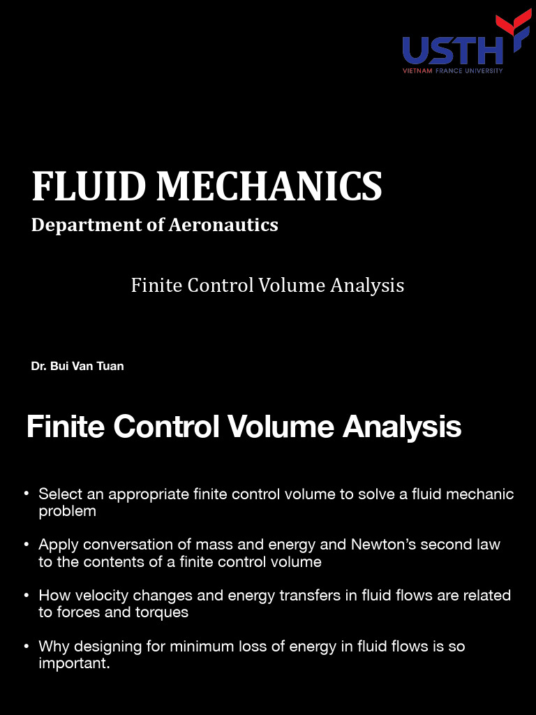 Fluid Mechanics: Control Volume Analysis | PDF | Angular Momentum | Force