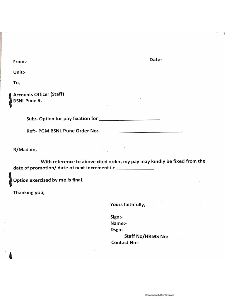 Option Form Promotion-3 | PDF