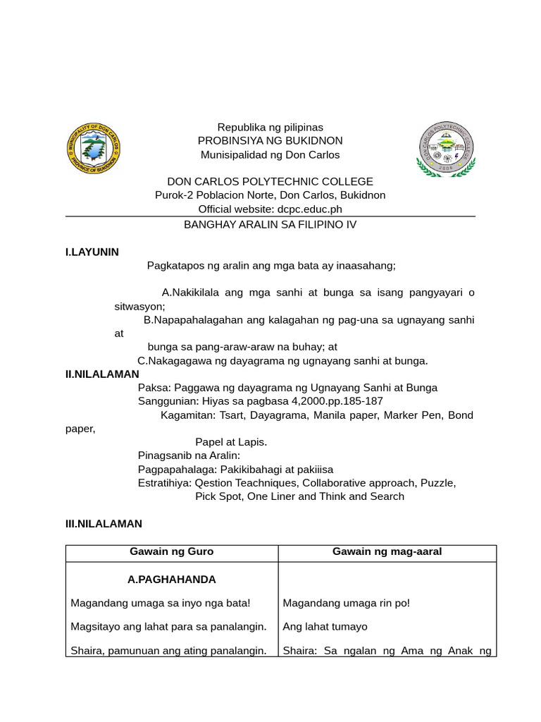 Final Filipino.LP Jerelyn | PDF