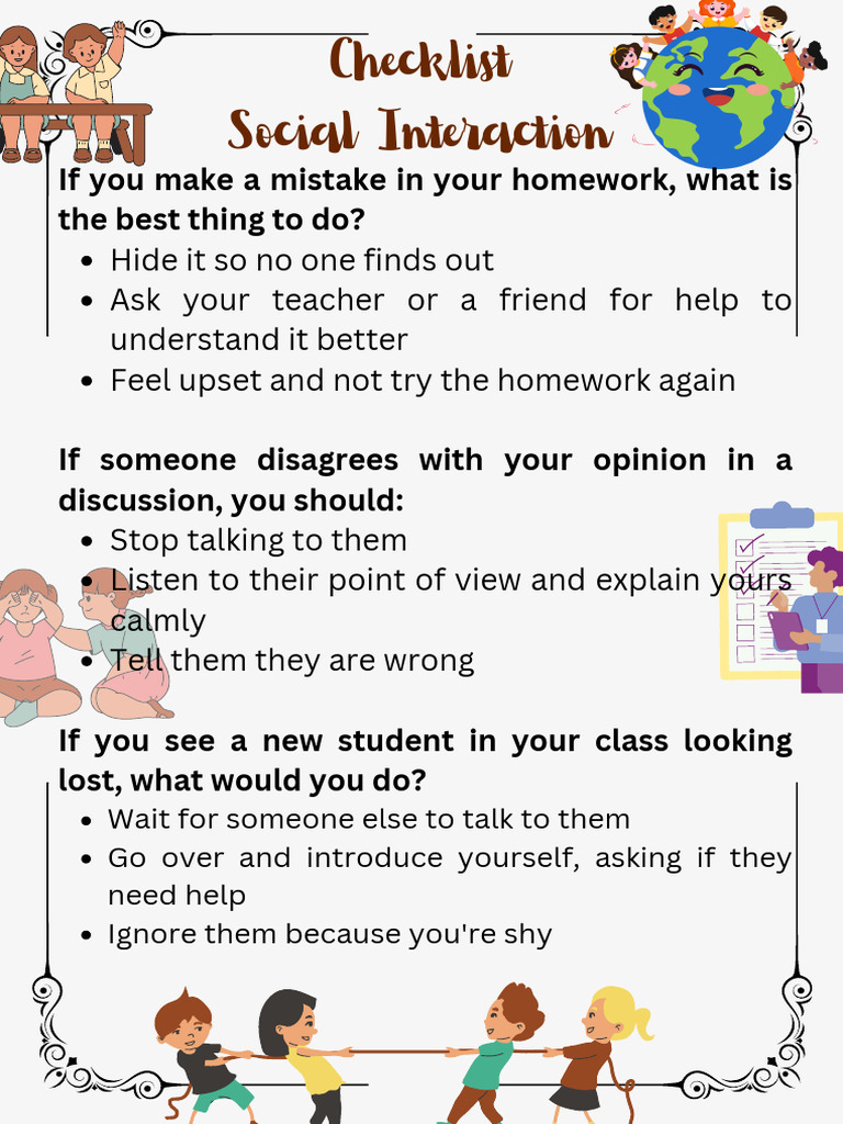 Checklist Social Interaction | PDF