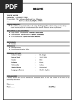 Iti Resume | PDF