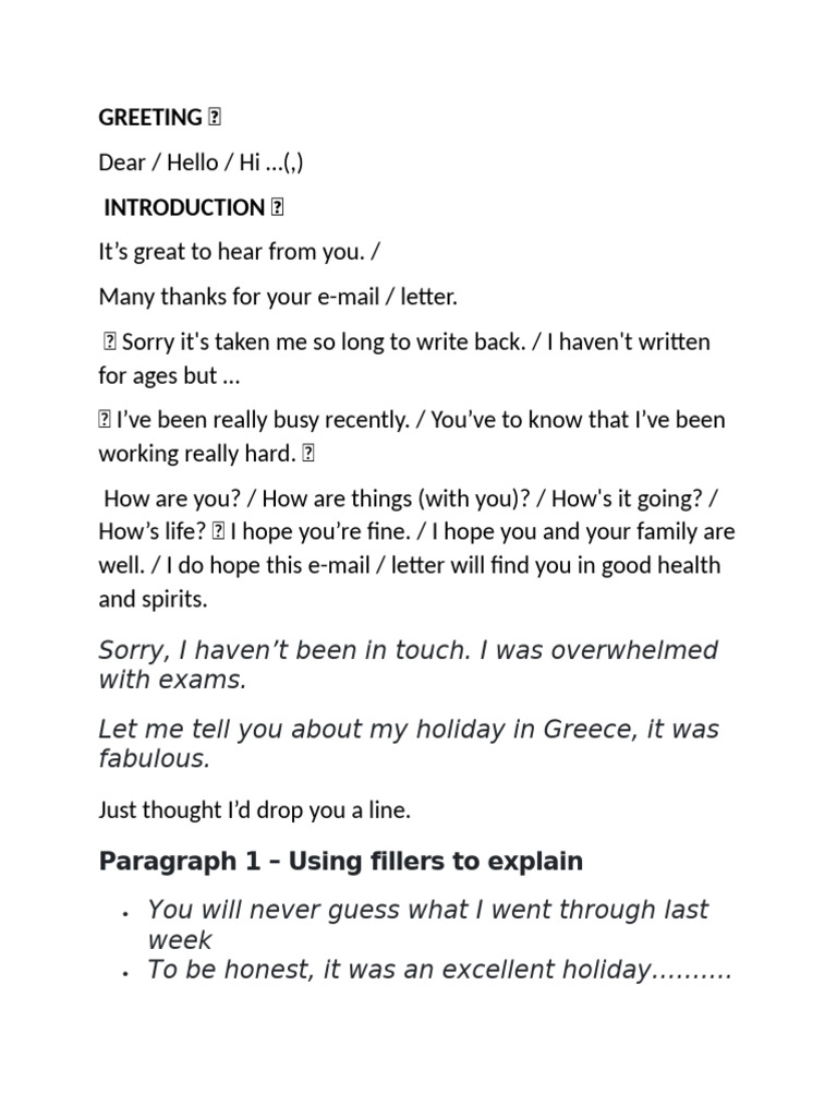 Greeting Introduction | PDF