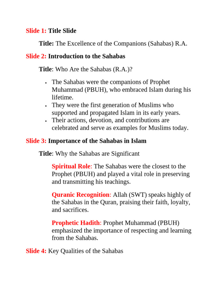Term 2 Islamic Studies Project (Text Only ) - Mariam | PDF | Ali | Umar