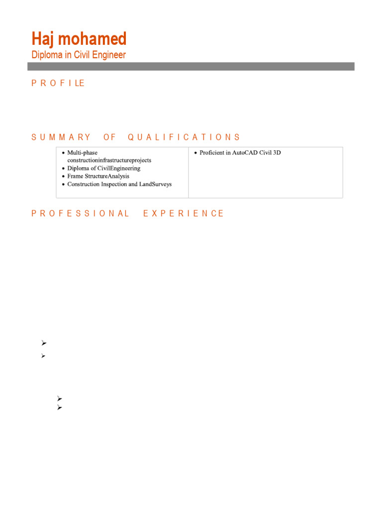 Haj Resume-2.0 | PDF