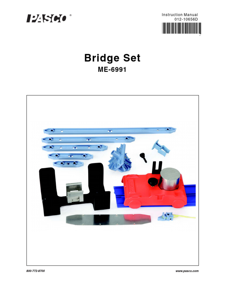 Bridge Set Instruction Manual ME-6991 | PDF | Truss | Bridge