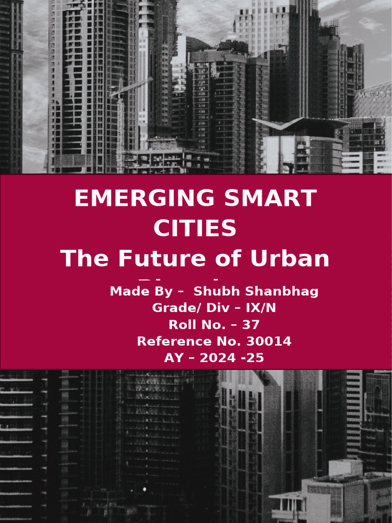 Future of Smart Cities Explained | PDF | Internet Of Things | Renewable ...