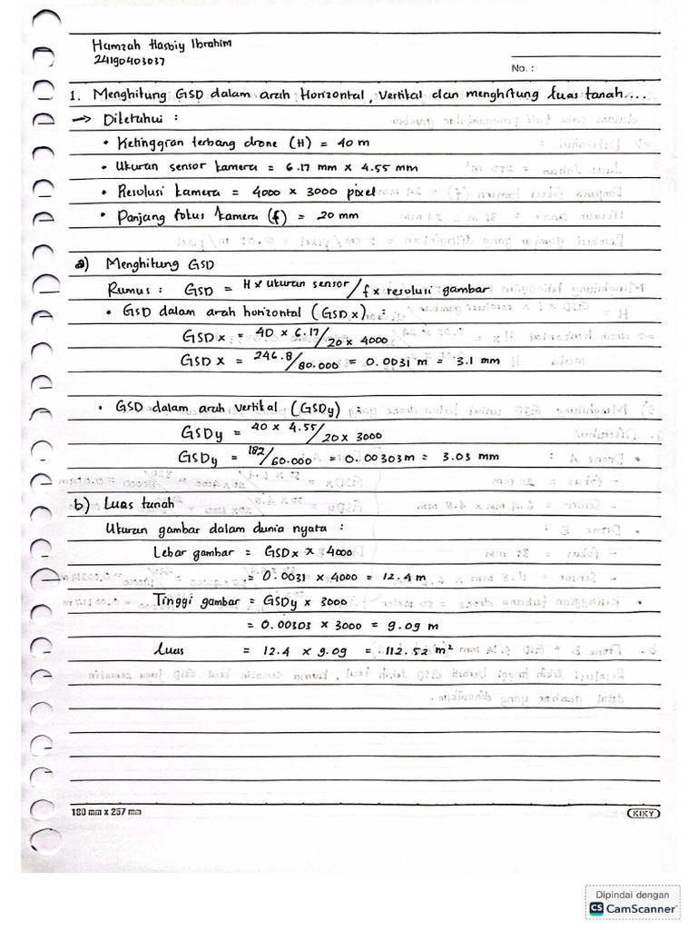 Fotogrametri Foto Udara - Hamzah Hasbiy Ibrahim:241904103037 | PDF