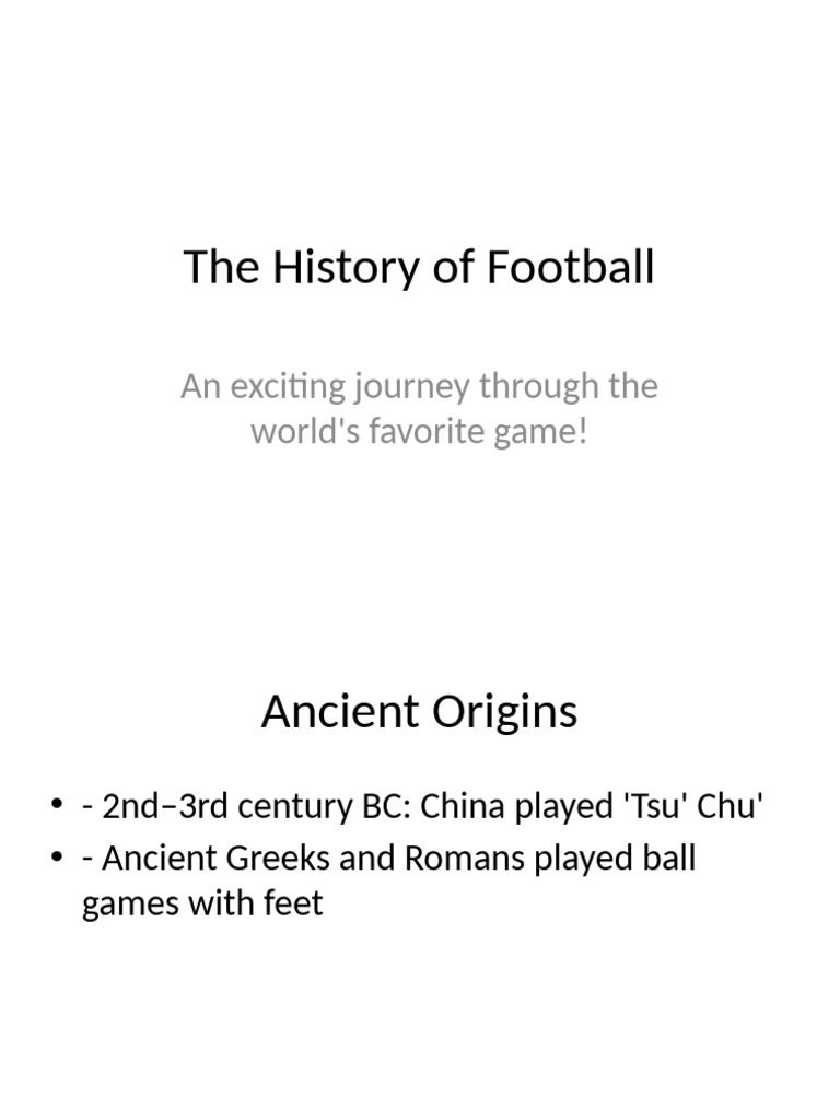 Brief History of Football | PDF