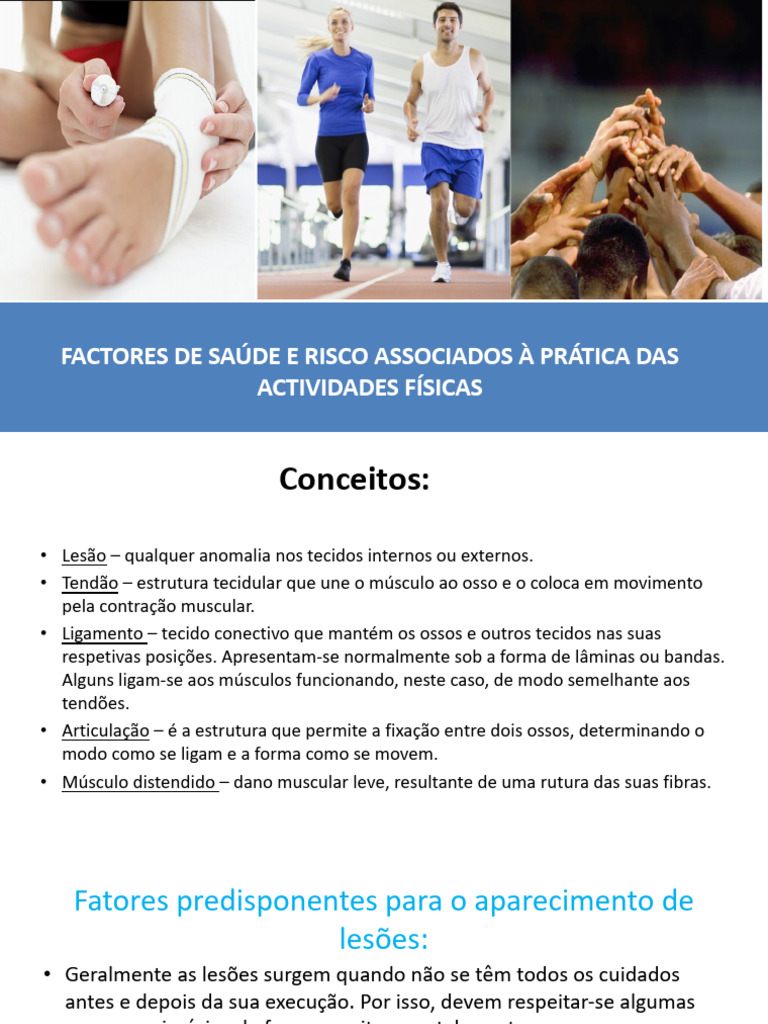 Factores de Risco Associados À Prática Das Atividades Fisicas | PDF