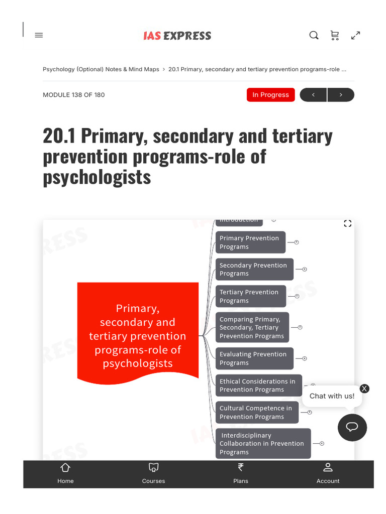 WWW Iasexpress Net Modules 20 1 Primary Secondary and Tertiary Prevention Progra... | PDF ...