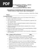 B.Sc. Botany 1st & 2nd Semester Syllabus 2024-25 | PDF | Microorganism ...