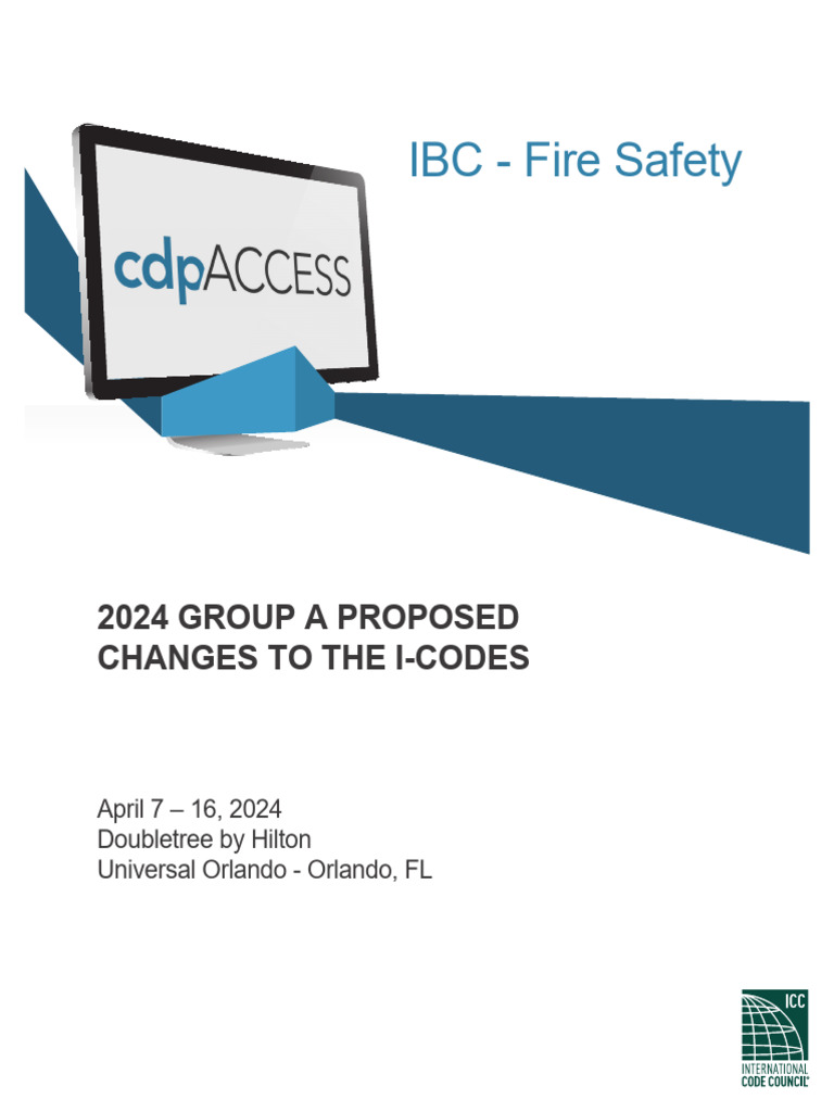 IBC Fire Safety 2024 | PDF | Concrete | Beam (Structure)