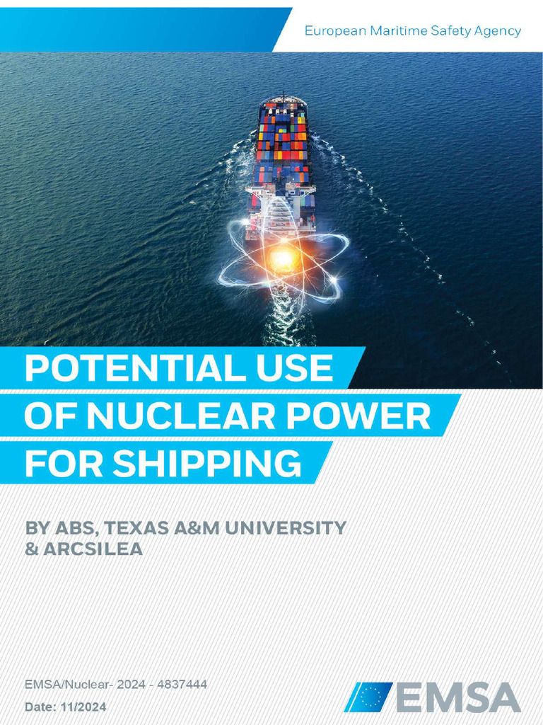 EMSA Nuclear Study 4-12-24 | PDF | Nuclear Reactor | Nuclear Power