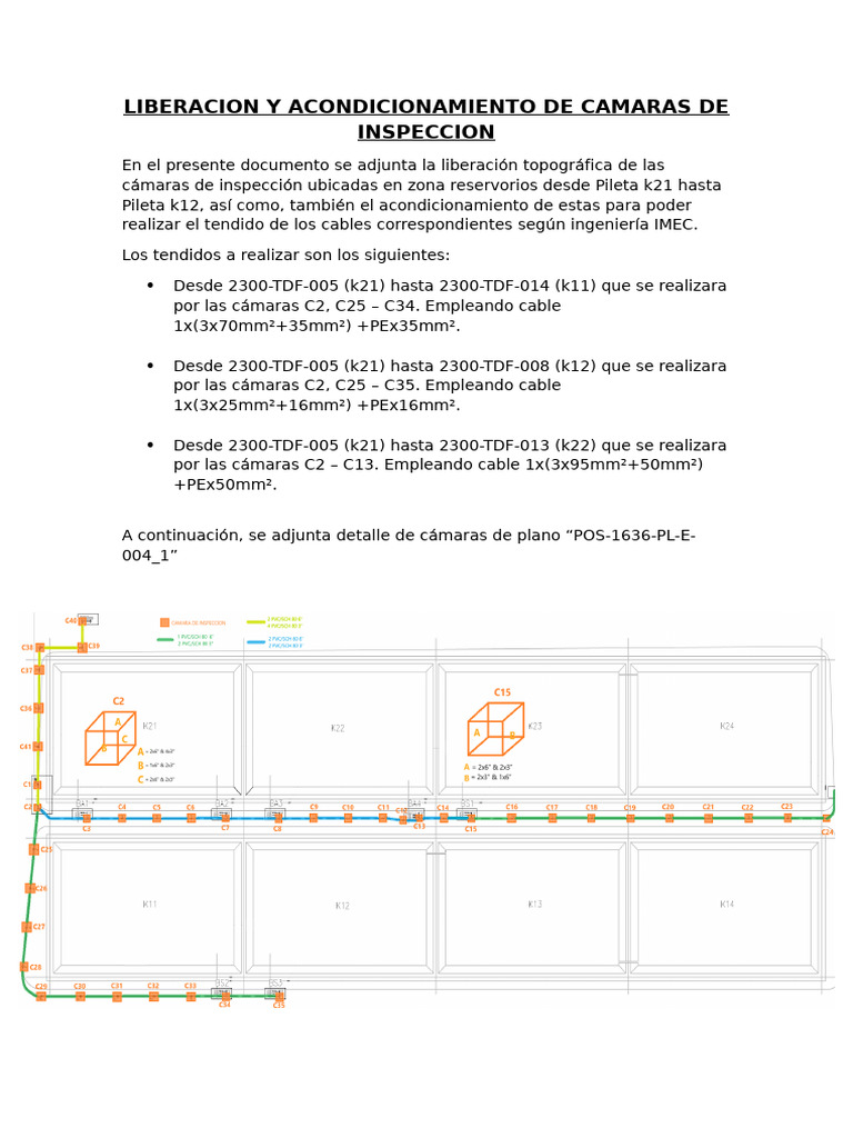 Liberación y Acondicionamiento de Cámaras | PDF