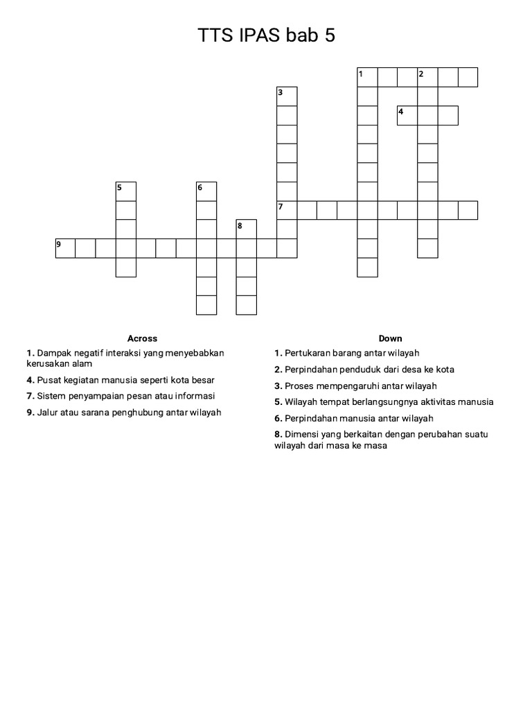 TTS IPAS Bab 5 | PDF