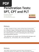 SPT vs CPT: Soil Testing Methods | PDF | Natural Materials | Nature