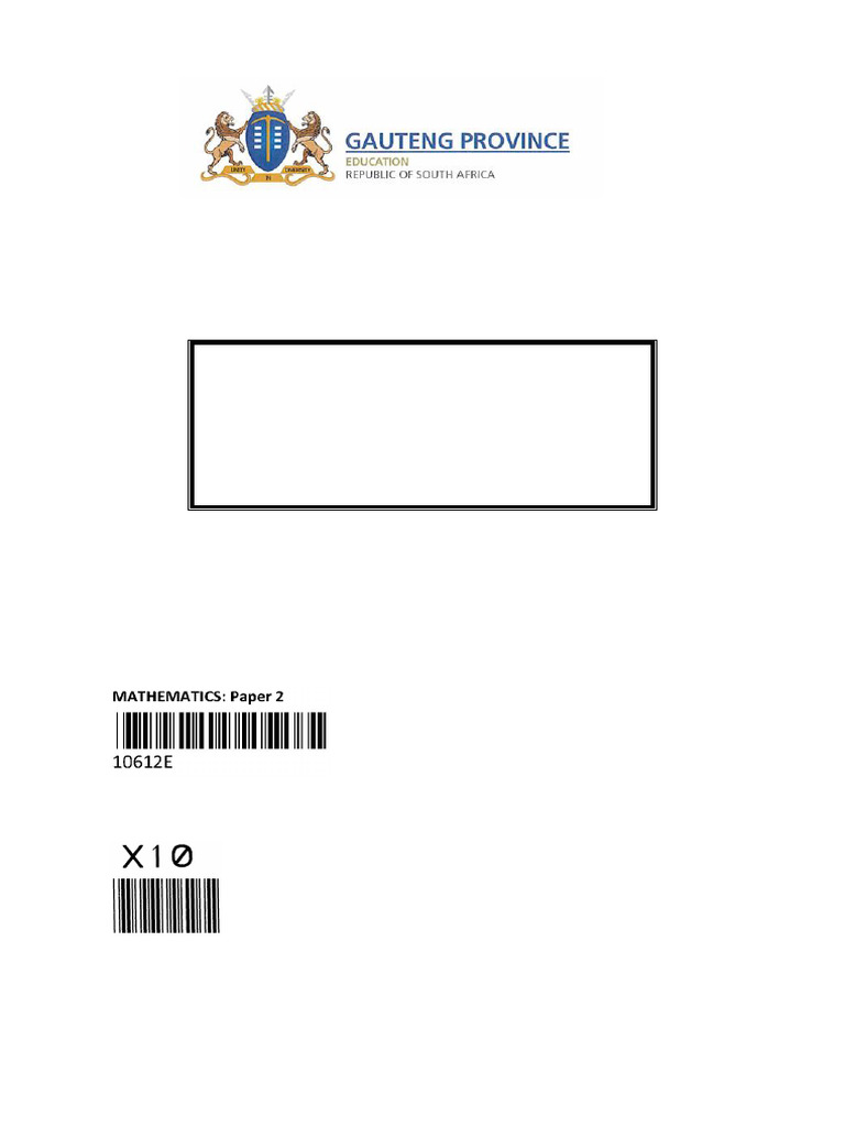 2022 Grade 12 Math Trial Exam Paper 2 GP | PDF | Circle | Elementary Geometry