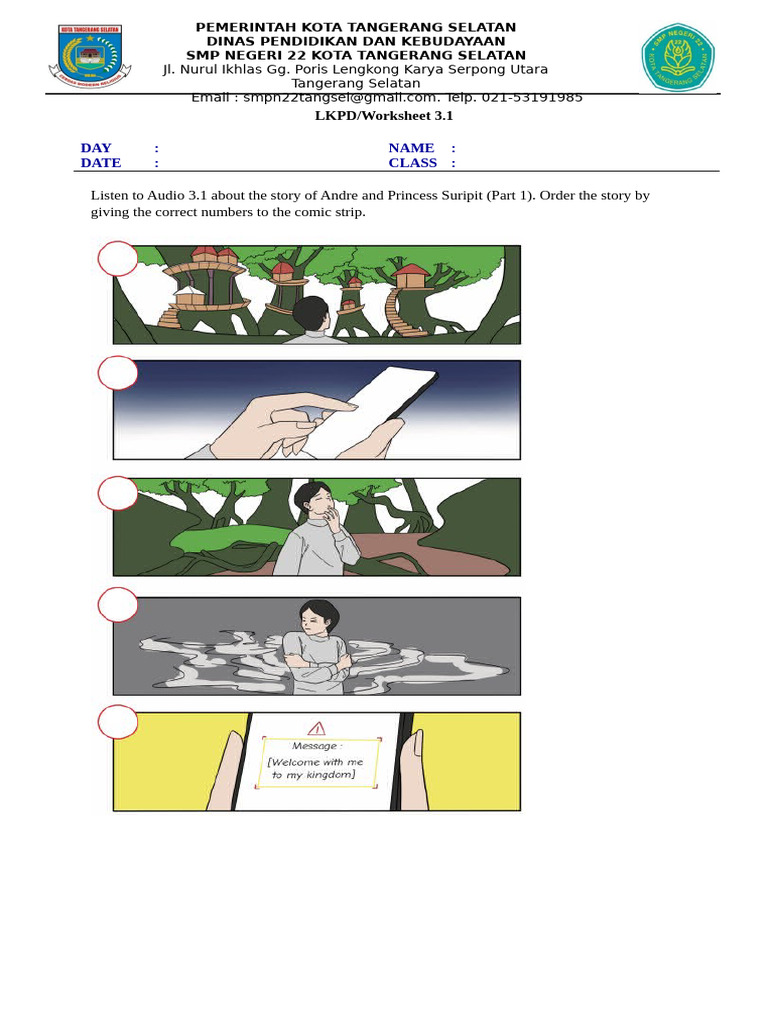 LKPD Worksheet 3.1 | PDF