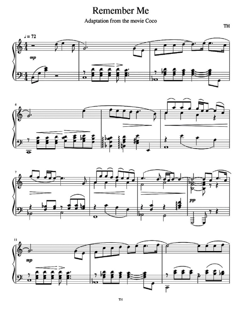 Ricordami Coco | PDF